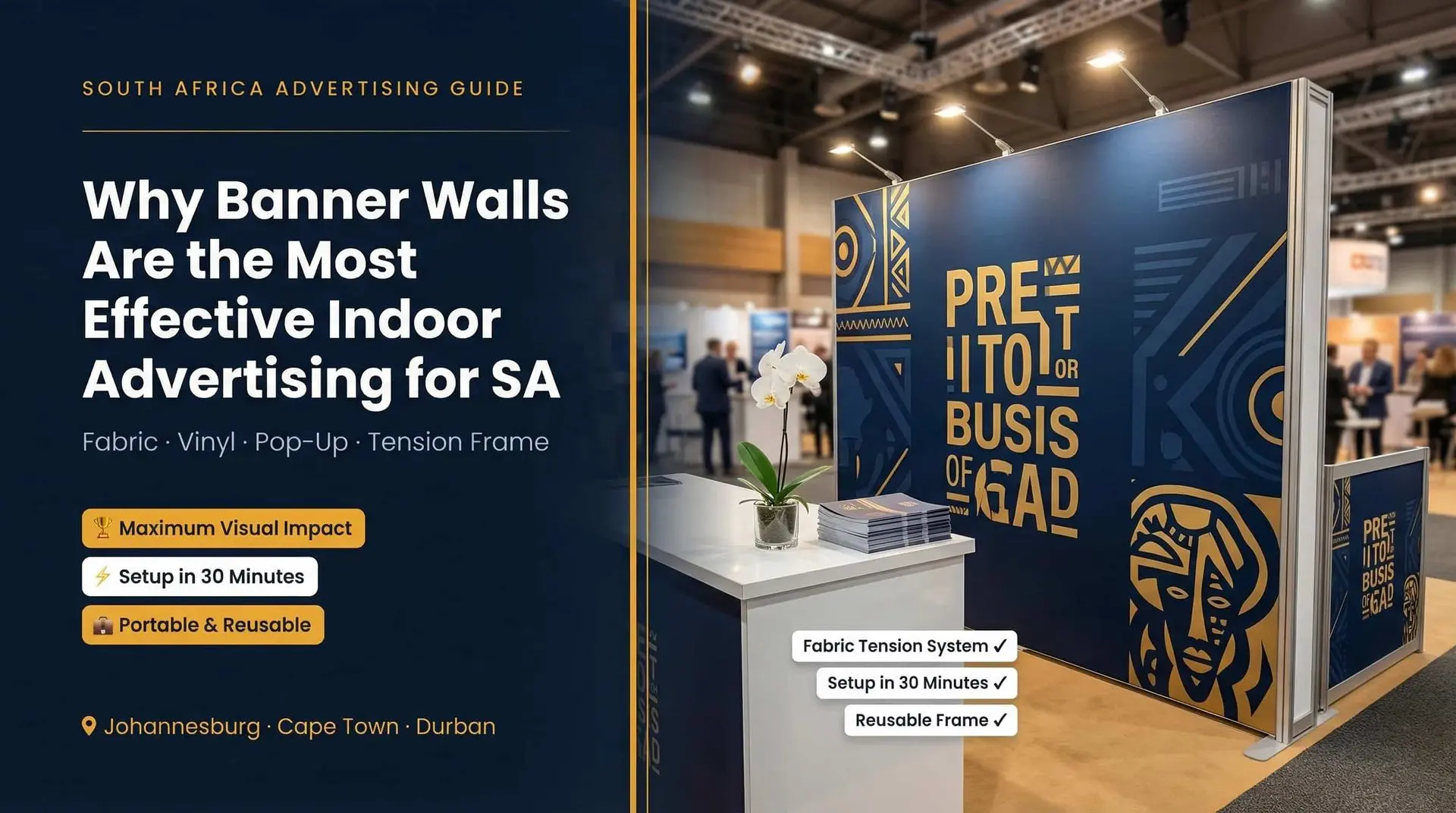 Why Banner Walls Are South Africa's Best Indoor Ad Solution